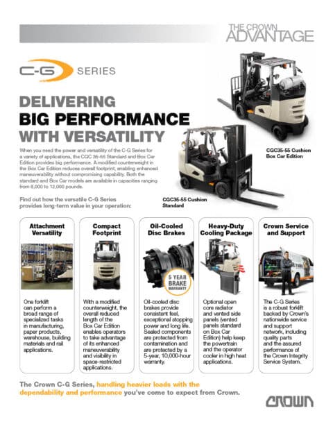 Crown C-G Series IC Cushion
