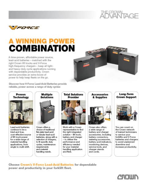 Crown V-Force Lithium Ion Battery