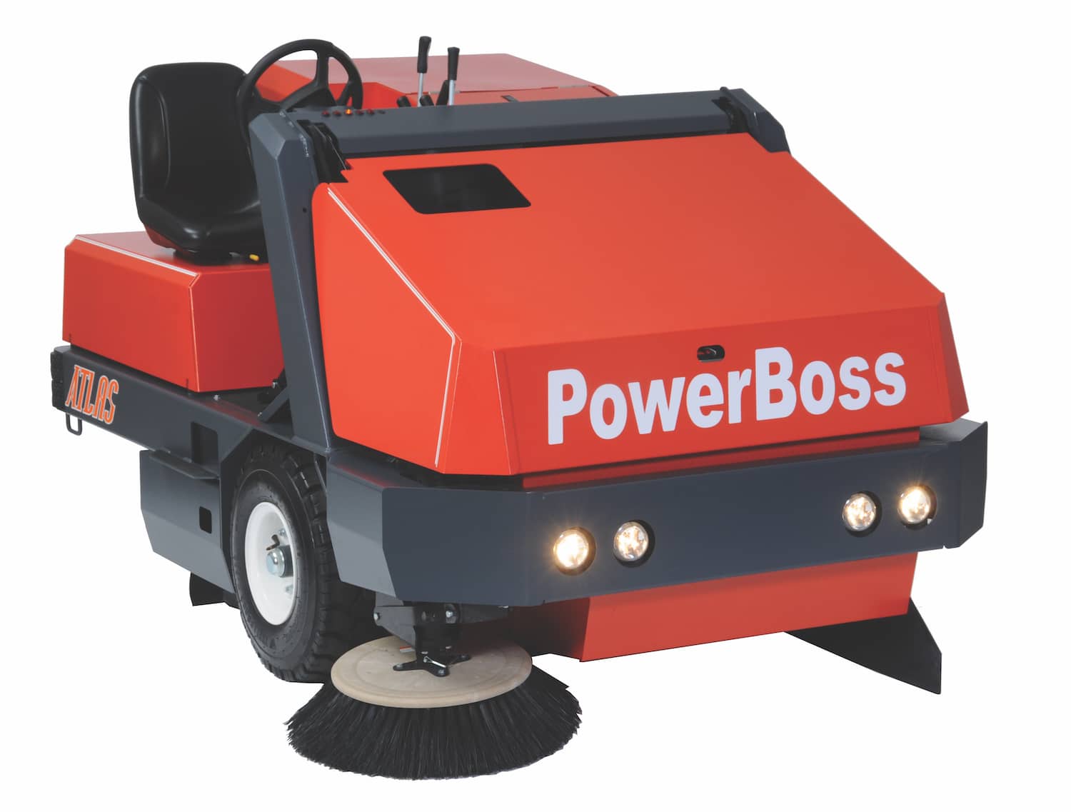 Powerboss Atlas Rider Sweeper - Maybury Material Handling
